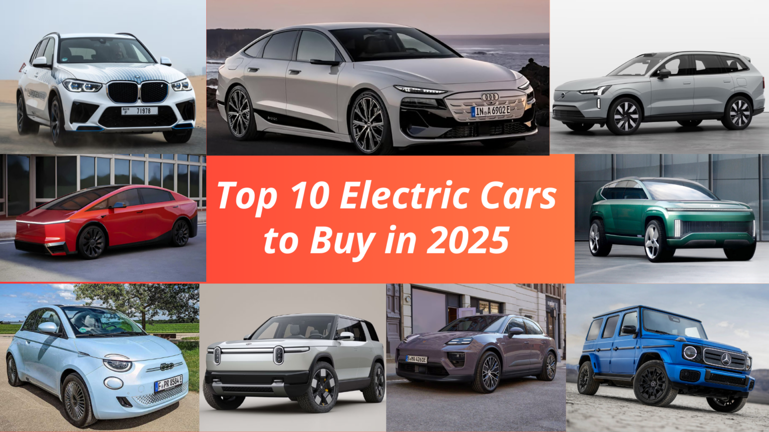 Top 10 Electric Cars to Buy in 2025 - LUX Cars
